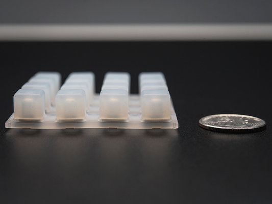 Heat Insulation Skin Safe Silicone Rubber Keypad Custom Designs / Shapes
