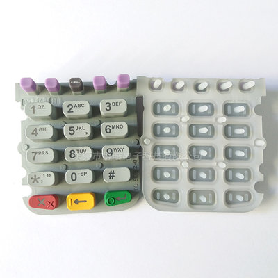 Teclado impermeável do silicone lavável, teclado numérico numérico prendido inodoro