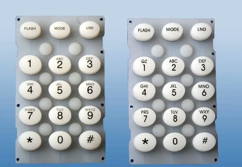 Industrial Machine Silicone Numeric Keypad With Electronica Input Function