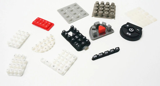 Small Size Silicone Push Button / Pcb Button Pad With Excellent Flexibility