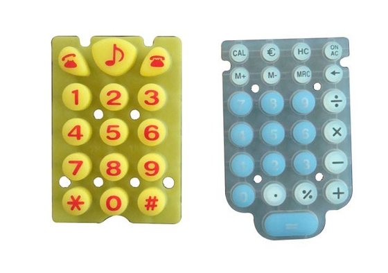 15 Buttons Silicone Rubber Button Pad With NFC / Electronic Input Function