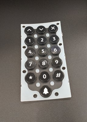 Custom Made Conductive Silicone Rubber Buttons For Electronic Use Silicone Production