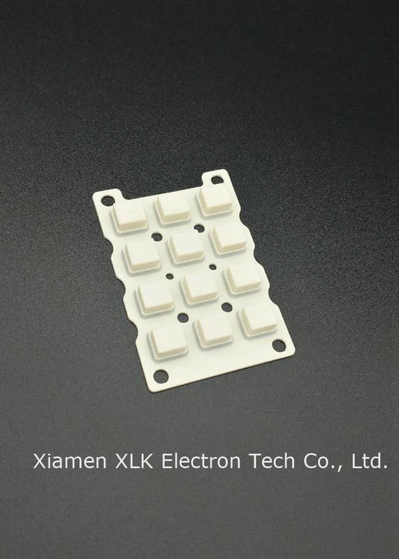 40A~70A Hardness Silicone Rubber Buttons Vandal Proof Against Corrosion