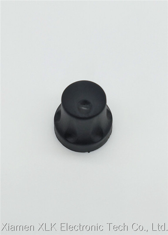 Waterproof Molded Rubber Parts Black Toggle Switch Rubber Dust Cap Boot With Metal Inside