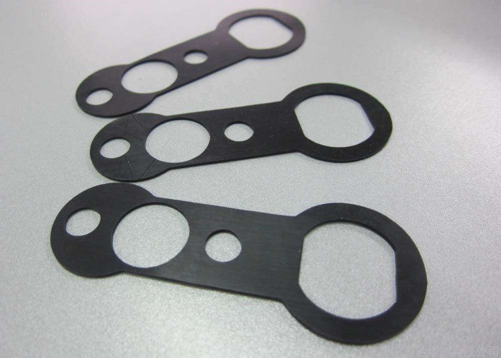 Waterproof Flat Rubber Gasket / Custom Molding Silicone Rubber Parts 30-90 Shore A