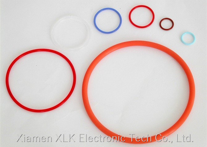 O Shape Anti Shock Silicone O Ring , Silicone Seals And Gaskets 1/2' 1" 2" 3" 4"