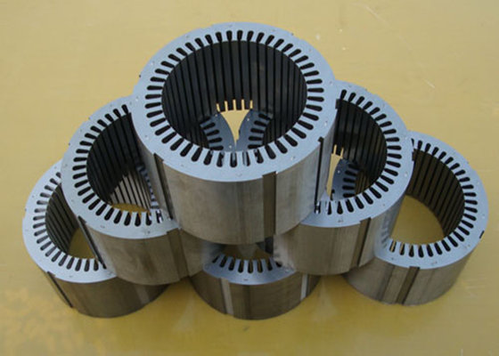 CRNGO Steel Motor Rotor Core Silver Color 0.5mm Thickness For Auto Electric DC Motor