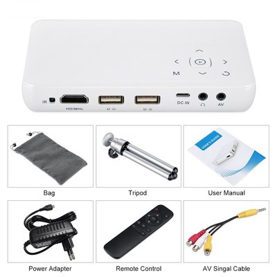 simplebeamer GP1S DLP PICO led Projector,real portable micro projector,800x480,100 lumens exceed full hd