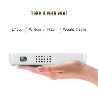 simplebeamer GP1S DLP PICO led Projector,real portable micro projector,800x480,100 lumens exceed full hd