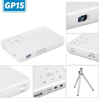 simplebeamer GP1S DLP PICO led Projector,real portable micro projector,800x480,100 lumens exceed full hd