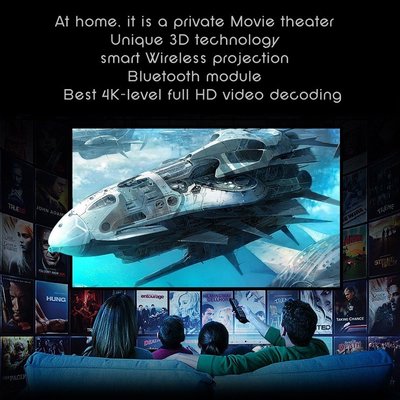 simplebeamer GP5W,1280x800Pixels 3D pocket Projector with Android 4.44 OS,wifi Smart,DLP,Bluetooth