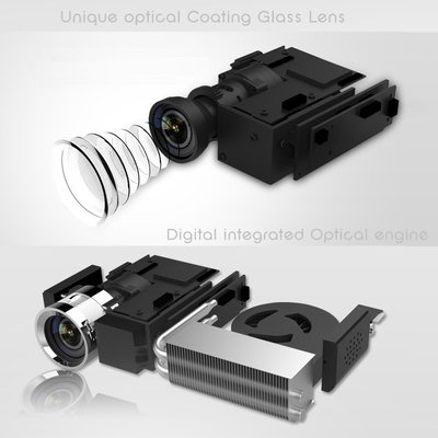 simplebeamer GP5W,DLP Portable Projector with Android 4.44 OS,wifi Smart Bluetooth 1280x800P exceed full hd projector