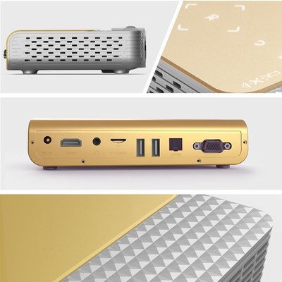 simplebeamer GP5W,DLP Portable Projector with Android 4.44 OS,wifi Smart Bluetooth 1280x800P exceed full hd projector