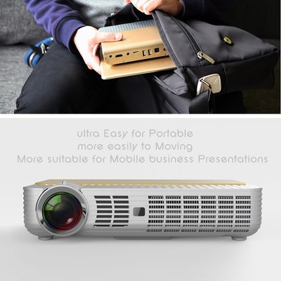 simplebeamer GP5W,DLP Portable Projector with Android 4.44 OS,wifi Smart Bluetooth 1280x800P exceed full hd projector