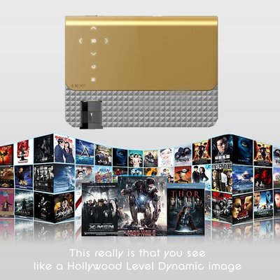 simplebeamer GP5W 3D led Projector 1800 lumens with Android 4.44 OS,wifi Smart projector Bluetooth