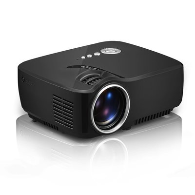 implebeamer GP70 Portable mini led projector 1200 lumens,support 1080P for home theater by double HDMI