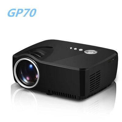 simplebeamer GP70 Portable mini led projector 1200 lumens,support 1080P for home theater by double HDMI