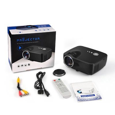 simplebeamer GP70 Portable mini led projector 1200 lumens,support 1080P for home theater by double HDMI