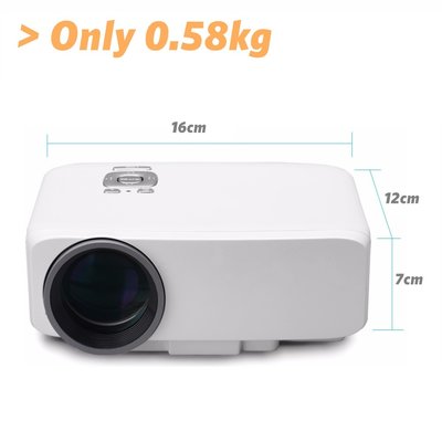 simplebeamer GP9S video game projector 800 lumens,mini led portable Micro projector than DLP Projector be better