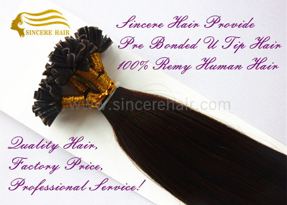 20 Inch Remy Human Hair Extensions 1.0 G Pre Bonded U Tip Hair Extensions For Sale supplier