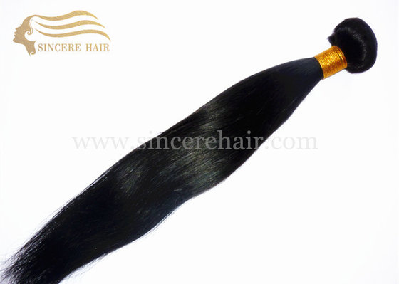 20 Inch Virgin Human Hair Extensions, 50 CM Natural Black #1B Remy Human Hair Weft Extensions 100 Gram 3.52 OZ For Sale supplier