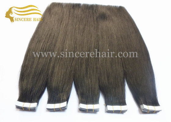 20 Inch Virgin Human Hair Extensions, 50 CM Natural Black #1B Remy Human Hair Weft Extensions 100 Gram 3.52 OZ For Sale supplier