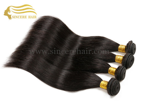 Wholesale 50 CM Remy Cuticle Hair Weft Extensions - 20" Silk Straight Brown Remy Human Hair Weft Extension For Sale supplier