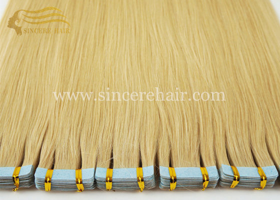 Hot Sale 24" Long Tape In Hair Extensions for sale - 60 CM Jet Black Body Wave Tape Hair Extensions 2.5G / Piece on Sale supplier