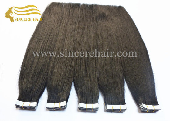 22" Jet Black #1 Tape In Remy Human Hair Extensions 2.5 Gram X 20 Pieces For Sale supplier