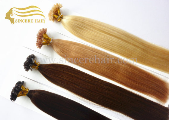 22" Golden Blonde Italian Keratin Fusion U Tip Hair Extensions 1.0 G / Strand For Sale supplier