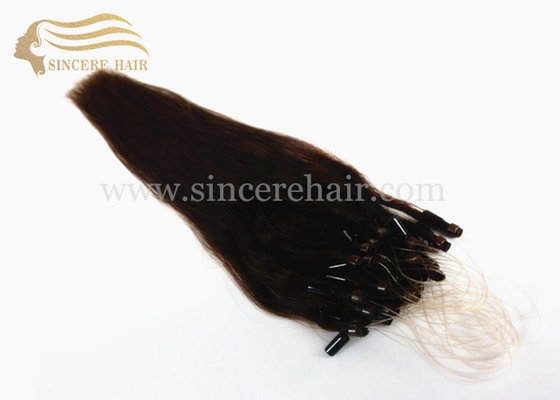 22" Micro Ring Hair Extensions - 22" Brown Pre Bodned Micro Ring Loop Hair Extensions 1.0 G / Strand For Sale supplier