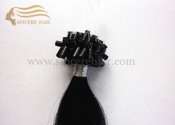 24" Micro Ring Hair Extensions for sale - 60 CM 2 Tone Ombre Color Micro Links Hair Extensions 1.0 G / Strand For Sale supplier