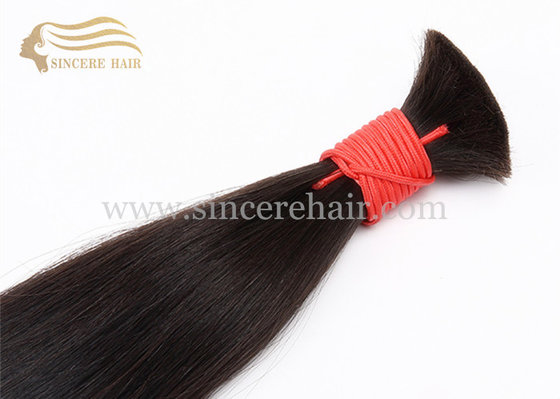 22" Virgin Human Hair Bulk for sale - 22" Black Real Virgin Remy Human Hair Bulk Extensions For Sale supplier
