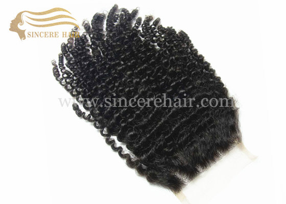 20" Clouser Hair Extensions - 20" Black Body Wave Virgin Remy Human Hair Clouser Extensions For Sale supplier