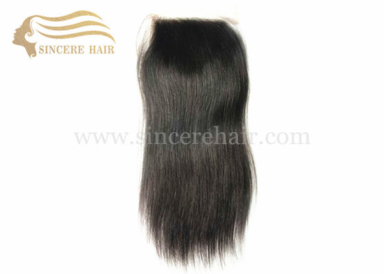 20" Clouser Hair Extensions - 20" Black Body Wave Virgin Remy Human Hair Clouser Extensions For Sale supplier