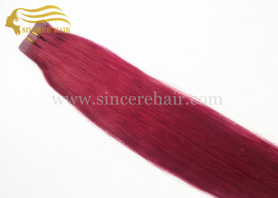 24" Long Straight Hair Extensions - 60 CM Jet Black #1 Tape In Remy Human Hair Extensions 2.5 Gram X 20 Pieces For Sale supplier