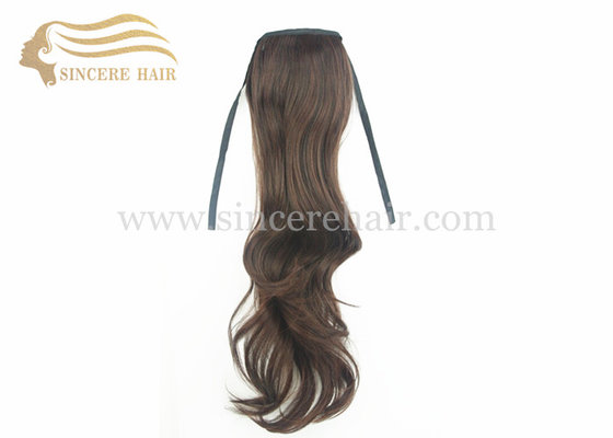 20 Inch New Fashion Hair Products, 50 CM Natural Black Remy Human Hair Ponytail Extensions 100 Gram For Sale supplier
