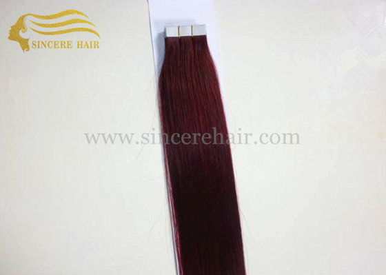 Hot Sale 24" Long Tape In Hair Extensions for sale - 60 CM Jet Black Body Wave Tape Hair Extensions 2.5G / Piece on Sale supplier