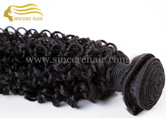 45 CM Ombre CURLY Hair Extensions Weft for Sale, 18 Inch Ombre Curly Remy Human Hair Weft Extension for Sale supplier
