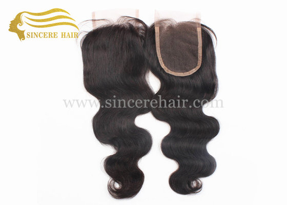 22" Deep Wave Clouser Hair Extensions - 22" Black Deep Wave Virgin Remy Human Hair Clouser Extensions For Sale supplier