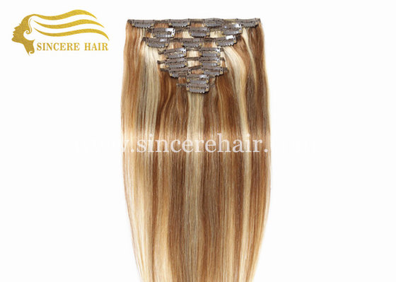 24" Black Clip In Hair Extensions for sale - 60 CM Black 150 G 12 Pieces of Clips-In Remy Human Hair Extensions for Sale supplier