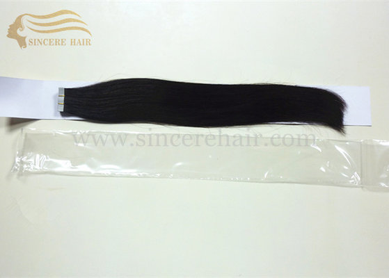 20" Virgin Human Hair Extensions Tape-In for sale - 2.5G Natural Black Virgin Remy Human Hair Extensions Tape-In on Sale supplier