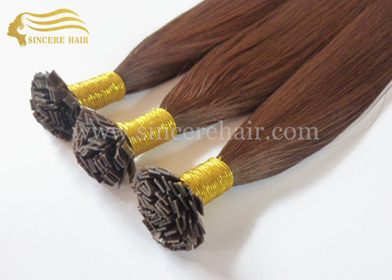 55CM Remy Stick Human Hair Extensions - 1.0 Gram Silk Straight Pre Bonded I Tip Hair Extensions For Sale supplier