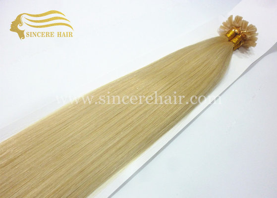 22" Double Drawn Keratin Fusion Hair Extensions U-Tip for sale - Light Brown Fusion U Shape Hair Extensions for sale supplier