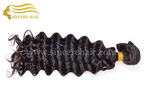 18" CURLY Hair Extensions Weft for Sale, Hot Sale 18 Inch Natural Color Curly Remy Human Hair Weft Extensions for Sale supplier