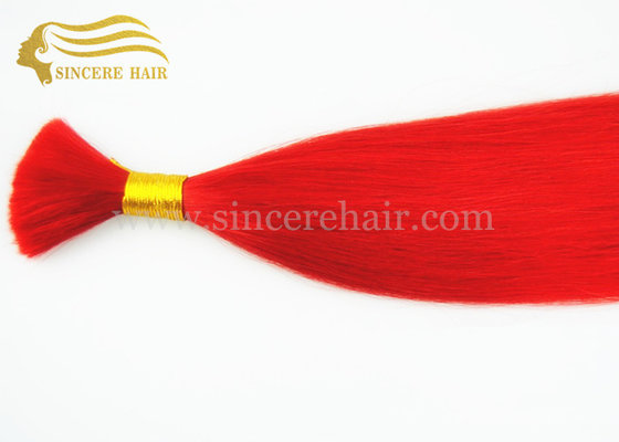 20" Double Drawn Human Hair Bulk for sale - 20" Straight Double Drawn Ombre Remy Human Hair Bulk Extensions For Sale supplier