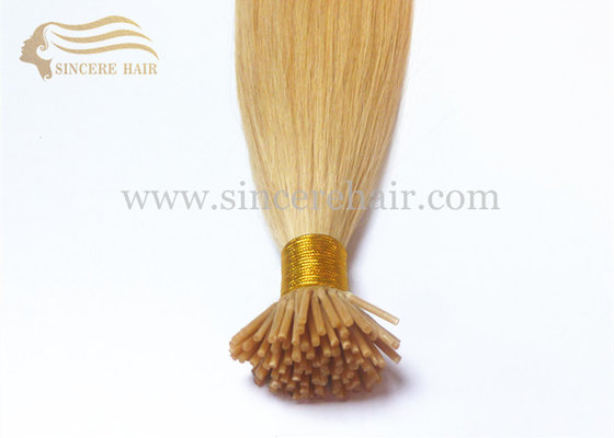 55CM Remy Stick Human Hair Extensions - 1.0 Gram Silk Straight Pre Bonded I Tip Hair Extensions For Sale supplier