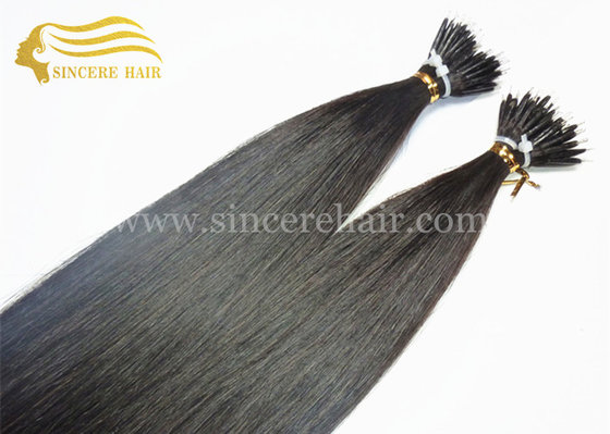 55 CM Body Wave Remy U Tip Human Hair Extensions - 22" 1.0 G Black Italian Keratin Fusion Flat Hair Extension for sale supplier