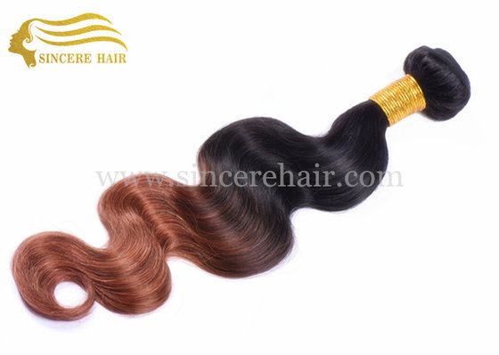 55 CM Body Wave Ombre Hair Extensions Machine Weft for sale - 22" Body Wave Ombre Hair Weft Extension for Sale supplier