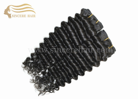 60 CM Brazilian CURLY Hair Weft Extensions for Sale, 24 Inch Brown Curly Remy Human Hair Extension Machine Weft for Sale supplier